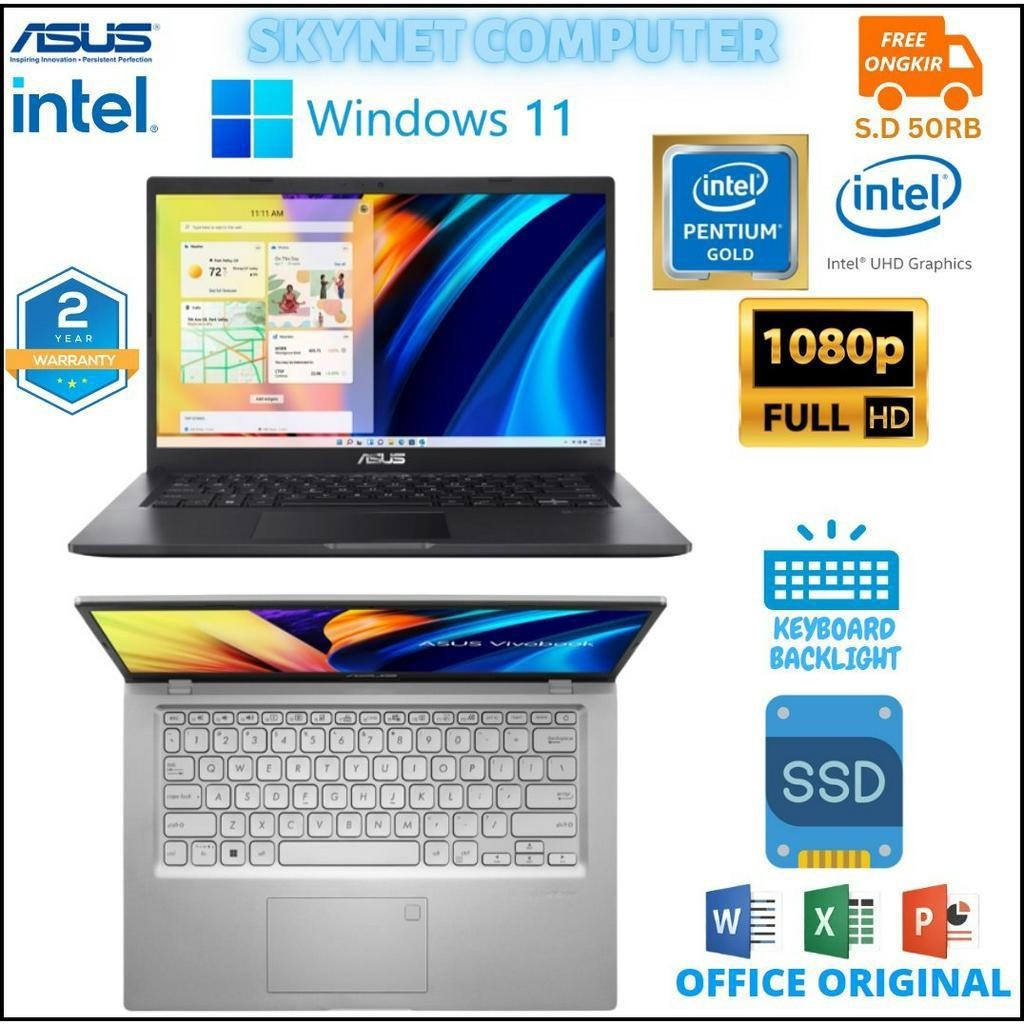 Jual ASUS VIVOBOOK A1400EA INTEL PENTIUM GOLD 7505 RAM20GB 14FHD ...