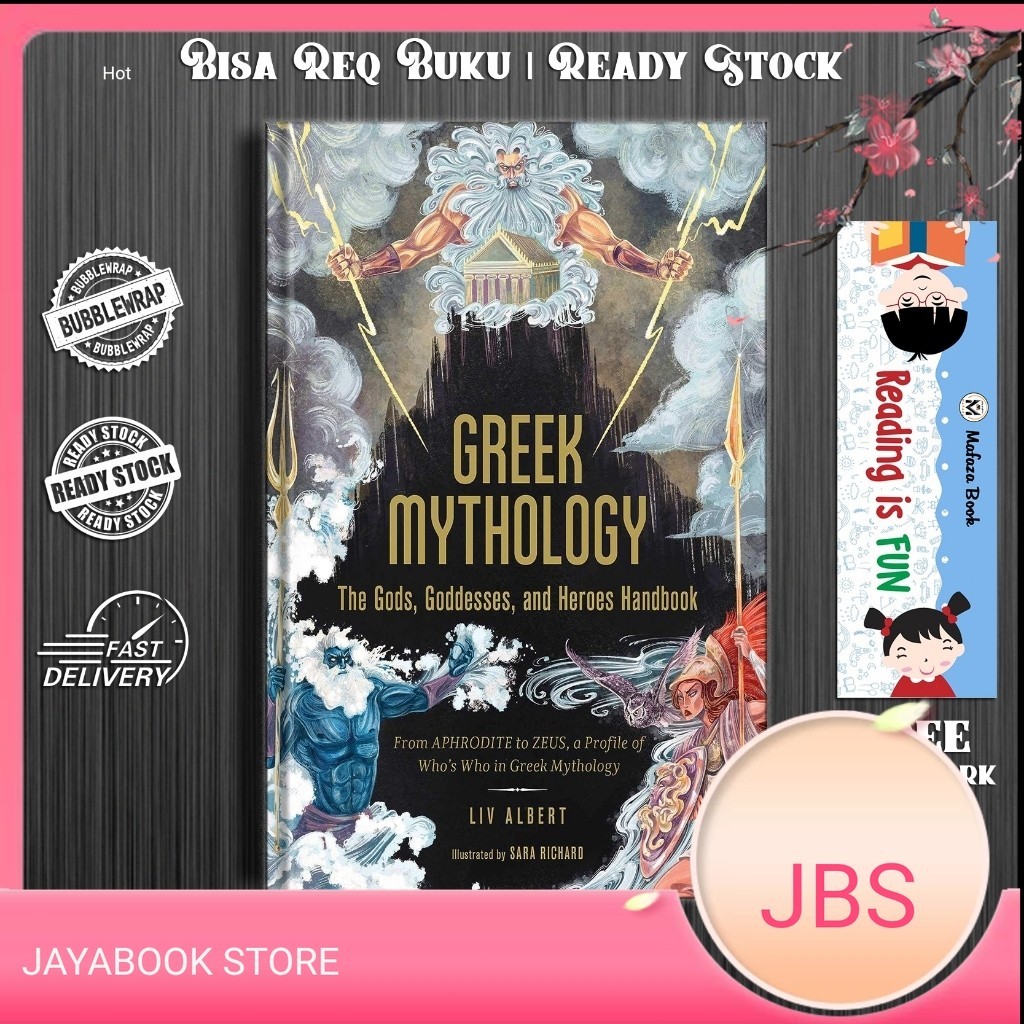 Jual Greek Mythology: The Gods, Goddesses, and Heroes Handbook by Liv ...
