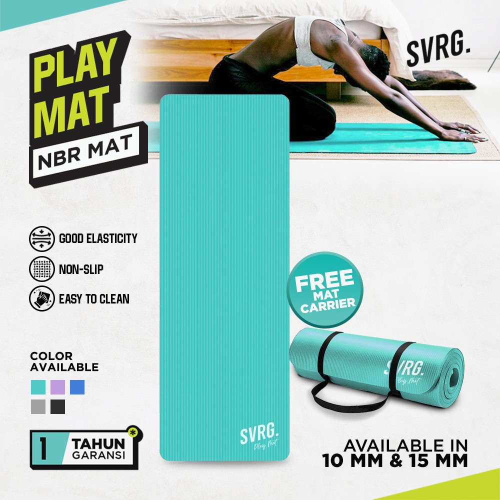 Jual Matras Olahraga - SVRG. Play Mat 10mm & 15mm - NBR Pilates Yoga ...