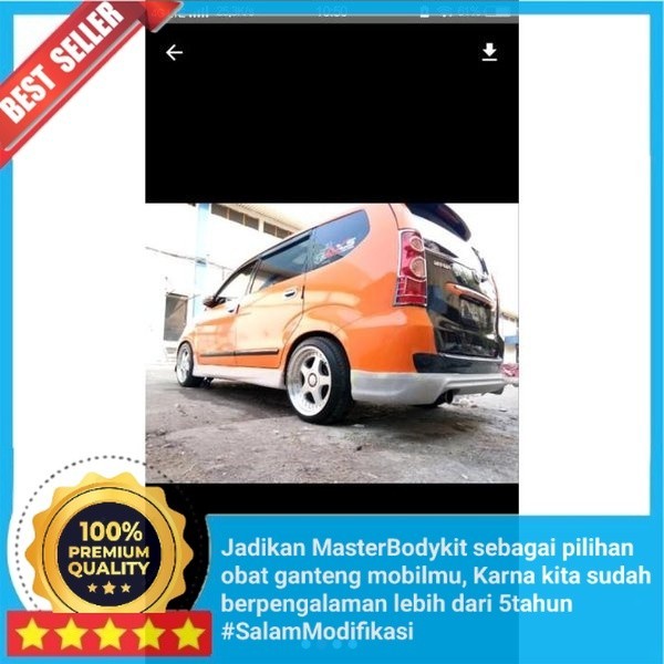 Jual Aksesoris Bemper Mobil Bemper Bodikit avanza tipe s Grade A ...