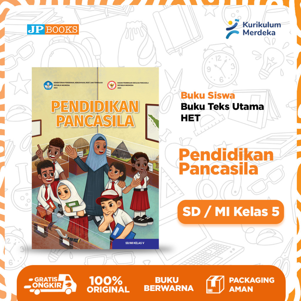 Jual JP Books – (KURIKULUM TERBARU) Buku Siswa / Buku Teks HET Kurmer Sekolah Pendidikan ...