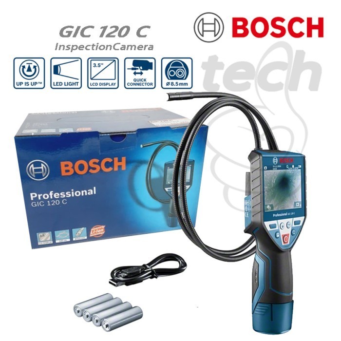 Jual Kamera Inspeksi Baterai Cordless Inspection Camera Bosch GIC 120 C ...