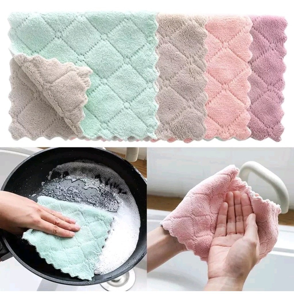 Jual KAIN LAP PIRING ANTI MINYAK TEBAL / KAIN LAP MICROFIBER DAPUR LAP ...