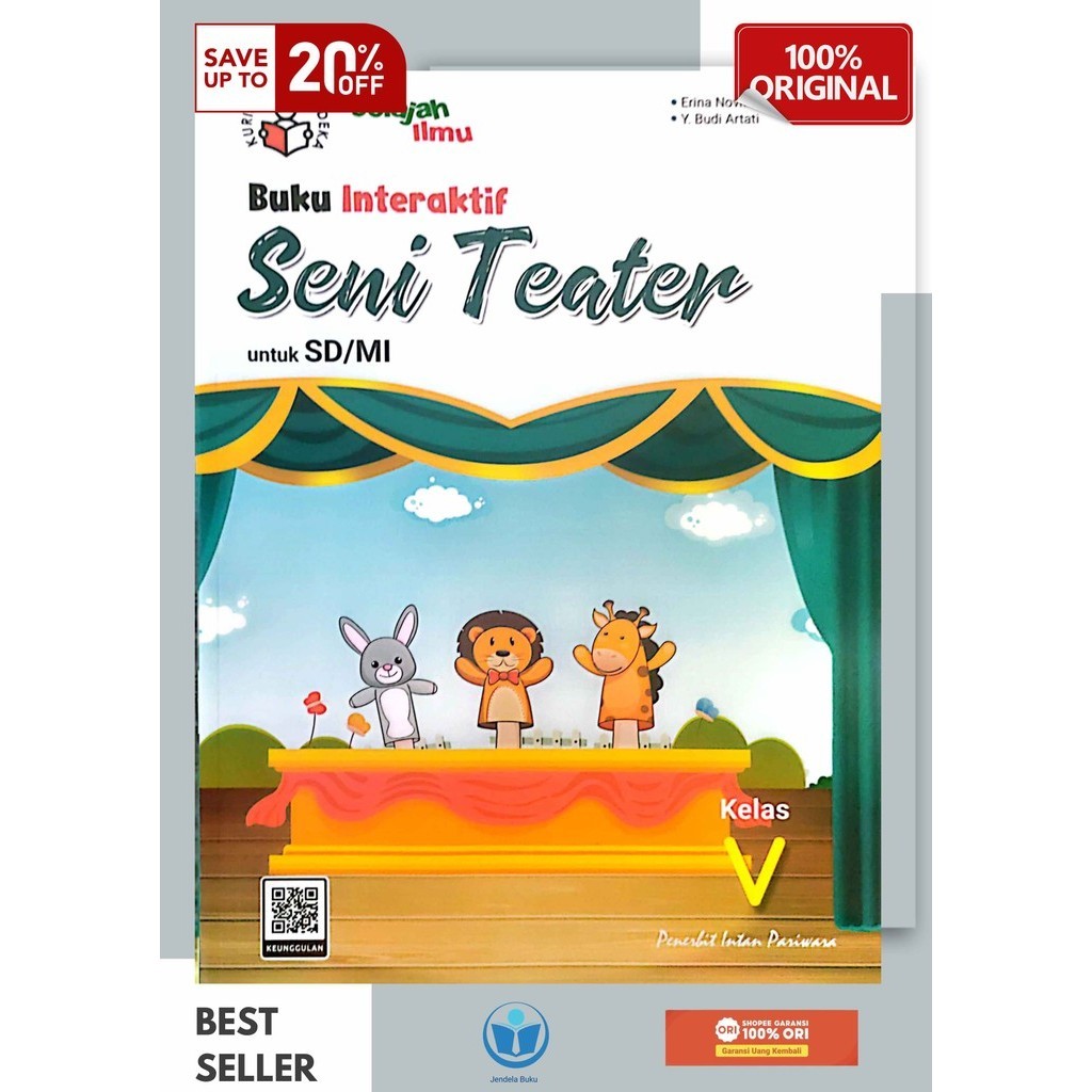 Jual Buku Paket Interaktif Seni Teater SD Kelas 5 Kurikulum Merdeka Intan pariwara Tahun 2024 ...