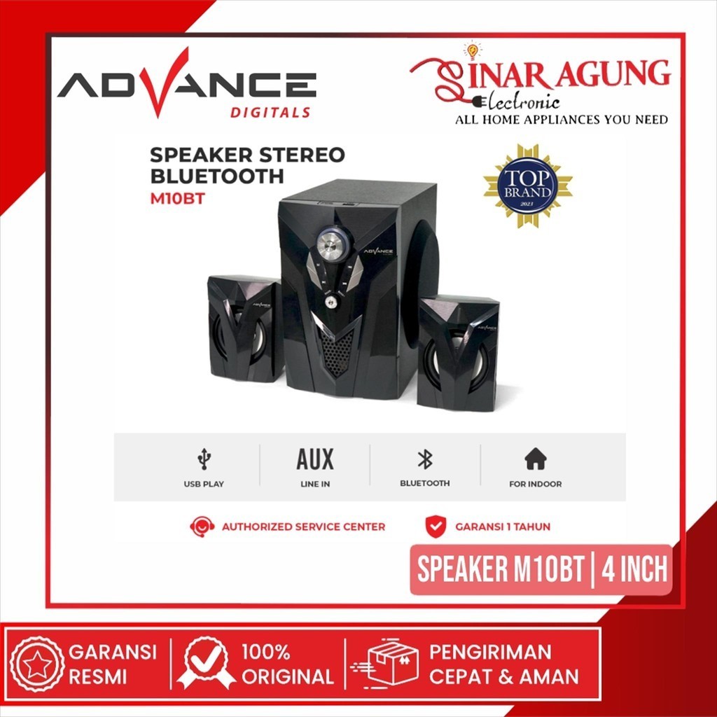 Jual ADVANCE M10BT / M-10BT SPEAKER AKTIF BLUETOOTH 2.1 - GARANSI RESMI | Shopee Indonesia