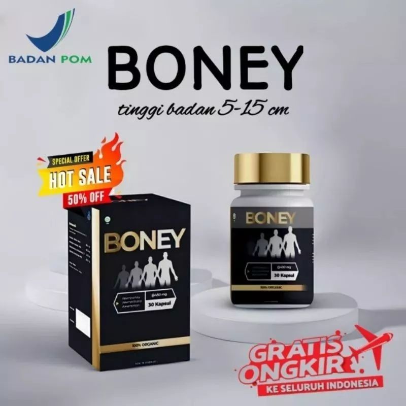 Jual BONEY PENINGGI BADAN NAIK 5-15 CM BONEY ASLI ORIGINAL/CAPSULE ...