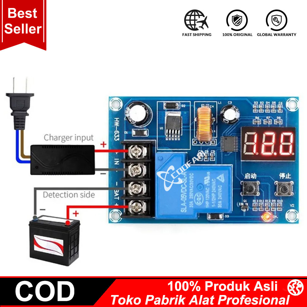 Jual Battery Charger Control Module 6-60V XH-M604 kontroller Cas ...