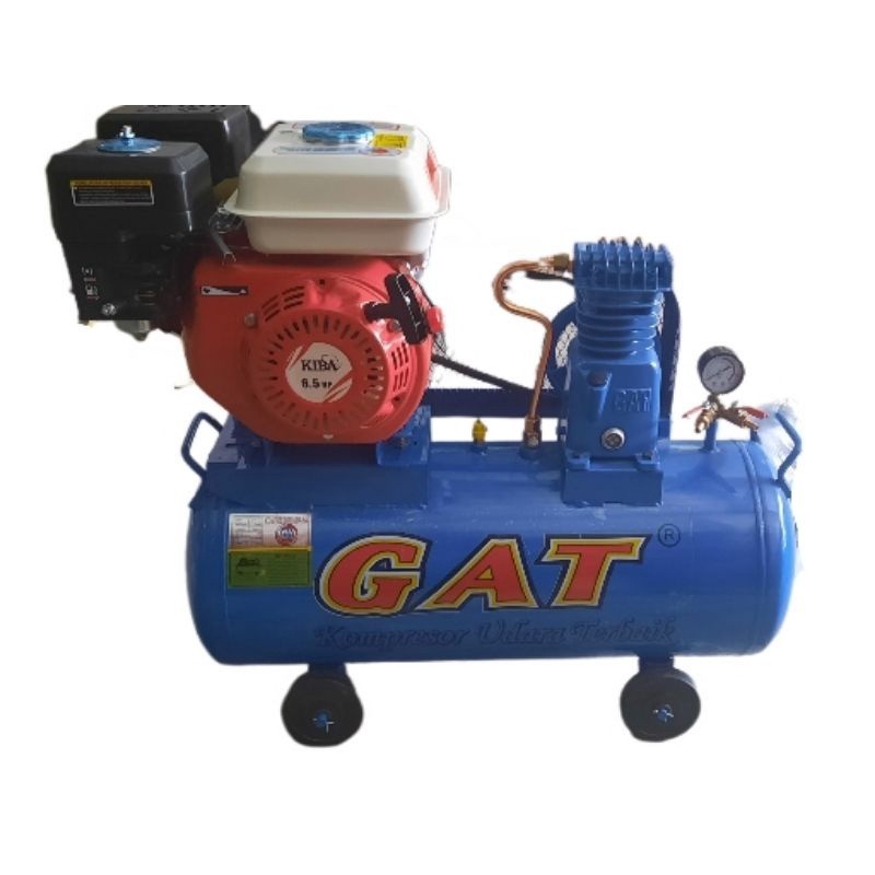 Jual COMPRESSOR GAT 1/4HP + ENGINE PENGGERAK GX200 CEPAT / COMPRESSOR ...