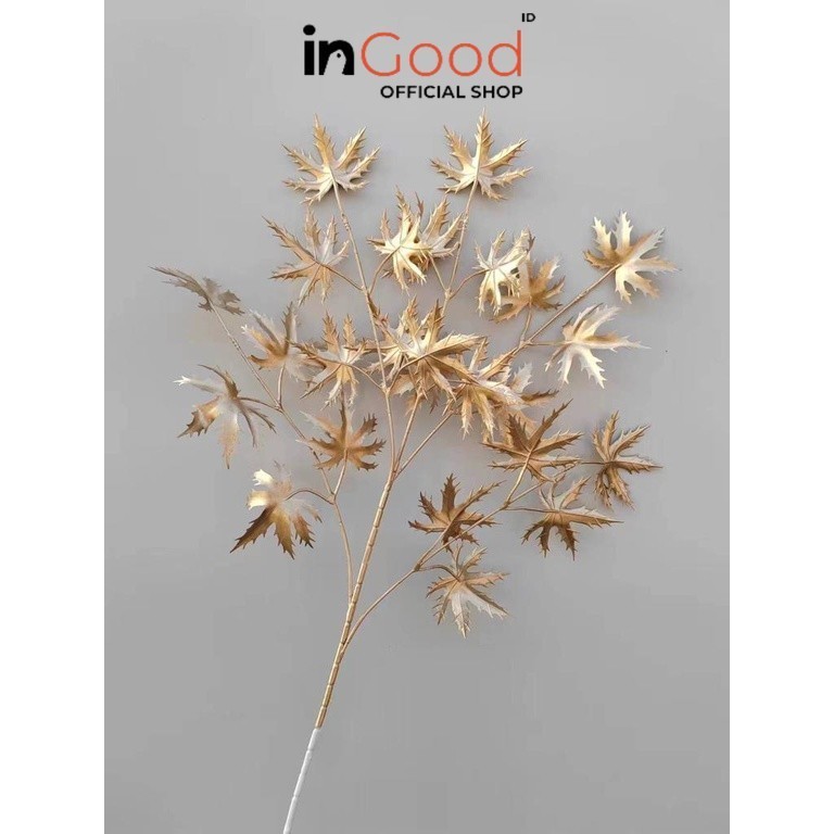 Jual IN GOOD - Daun Gold Daun emas Artificial flower Leaf gold tanaman ...