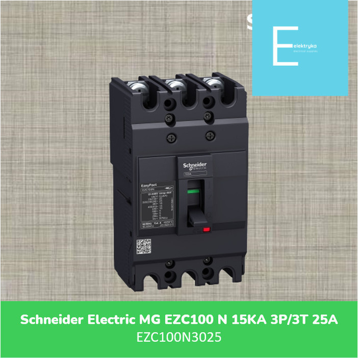 Jual Schneider Electric Easypact MCCB EZC100 N 15KA 3P/3T 25A-EZC100N3025 | Shopee Indonesia