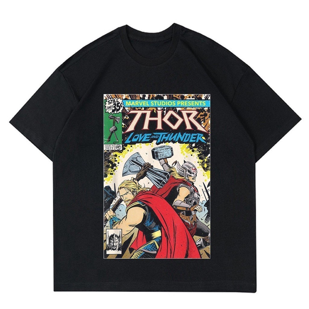 Jual KAOS THOR LOVE AND THUNDER | T-SHIRT MARVEL COMIC THOR | BAJU KAOS ...
