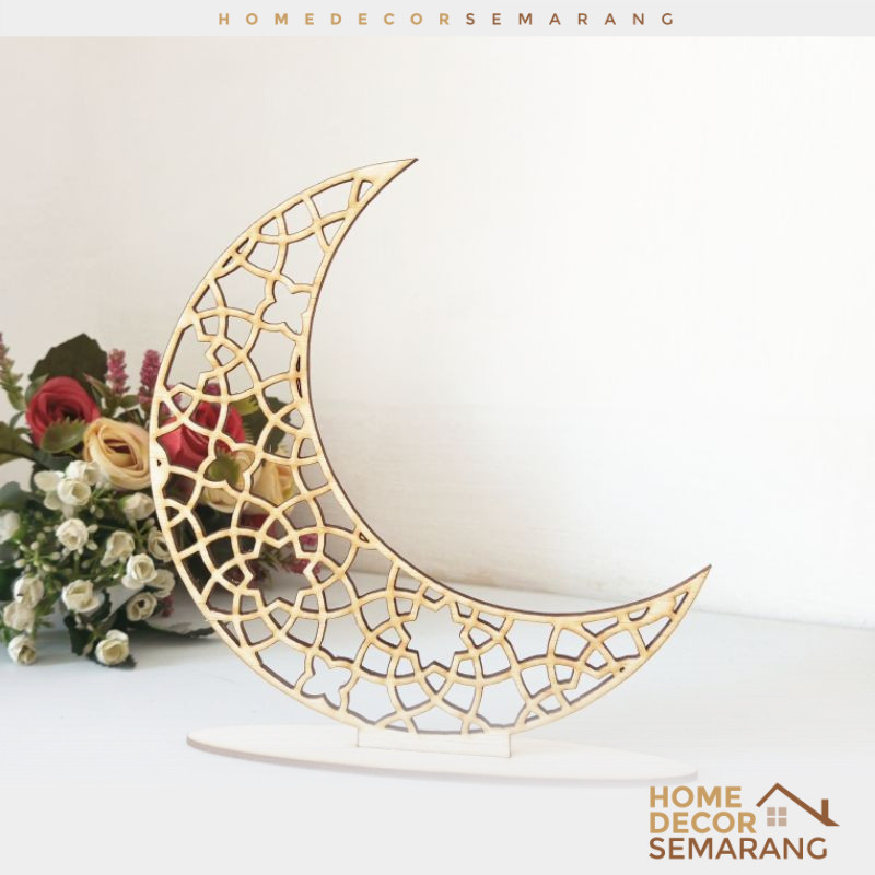 Jual Hiasan Meja Bulan Sabit ISLAMIC Props Photography / Properti Foto ...