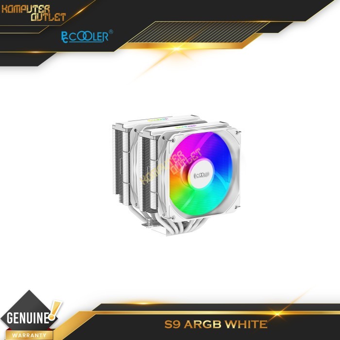 Jual PCCooler Paladin S9 ARGB White Dual Tower Fan | PC Cooler High Performance Air CPU Cooler ...