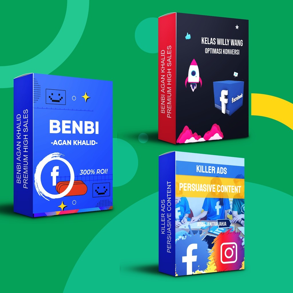 Jual BENBI Agan Khalid - Willy Wang FB Ads - Killer Ads Persuasive Content | Shopee Indonesia