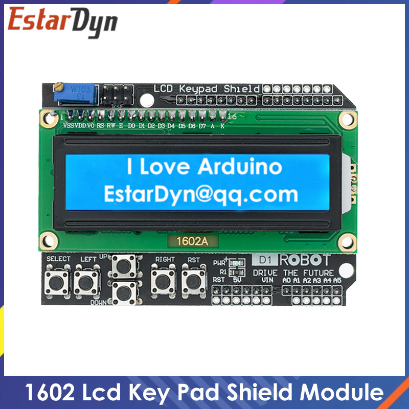 Jual 1602 Lcd Keypad Shield Lcd1602 Lcd 1602 Module Display For Arduino 5276