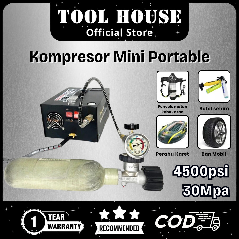 Jual Tool House [Garansi Toko 1 Tahun] Kompresor Mini Portable 12v ...