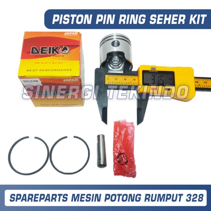 Jual Piston Assy Pin Ring Set Seher Kit - Sparepart Mesin Potong Rumput ...