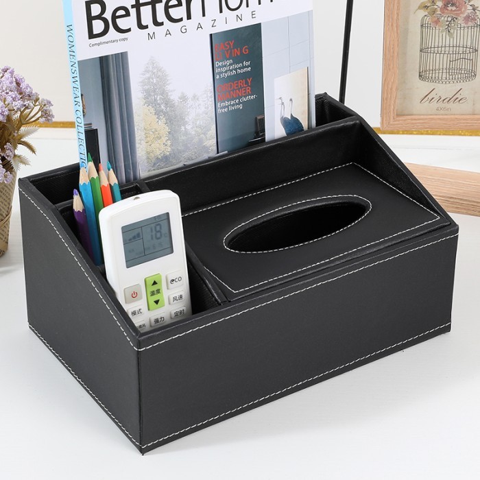 Jual ACRD Kotak Tisu Kulit Hotel Leather Tissue Box Simple Home Paper ...