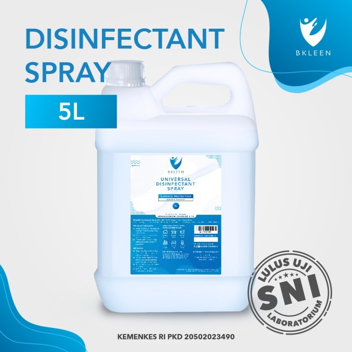 Jual BKLEEN SPRAY Cairan Disinfectant Mobil Rumah, Desinfektan 5L 2502 ...
