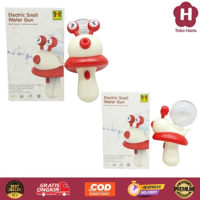 Jual Mainan Anak Bubble Electric Snail Water Gun A299 | Shopee Indonesia