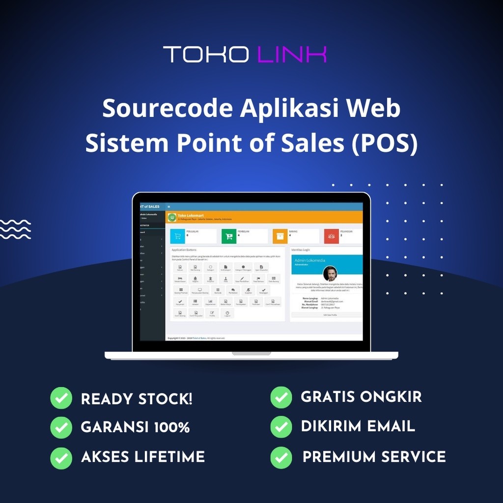 Jual Sourecode Aplikasi Web Sistem Point of Sales (POS) | Shopee Indonesia