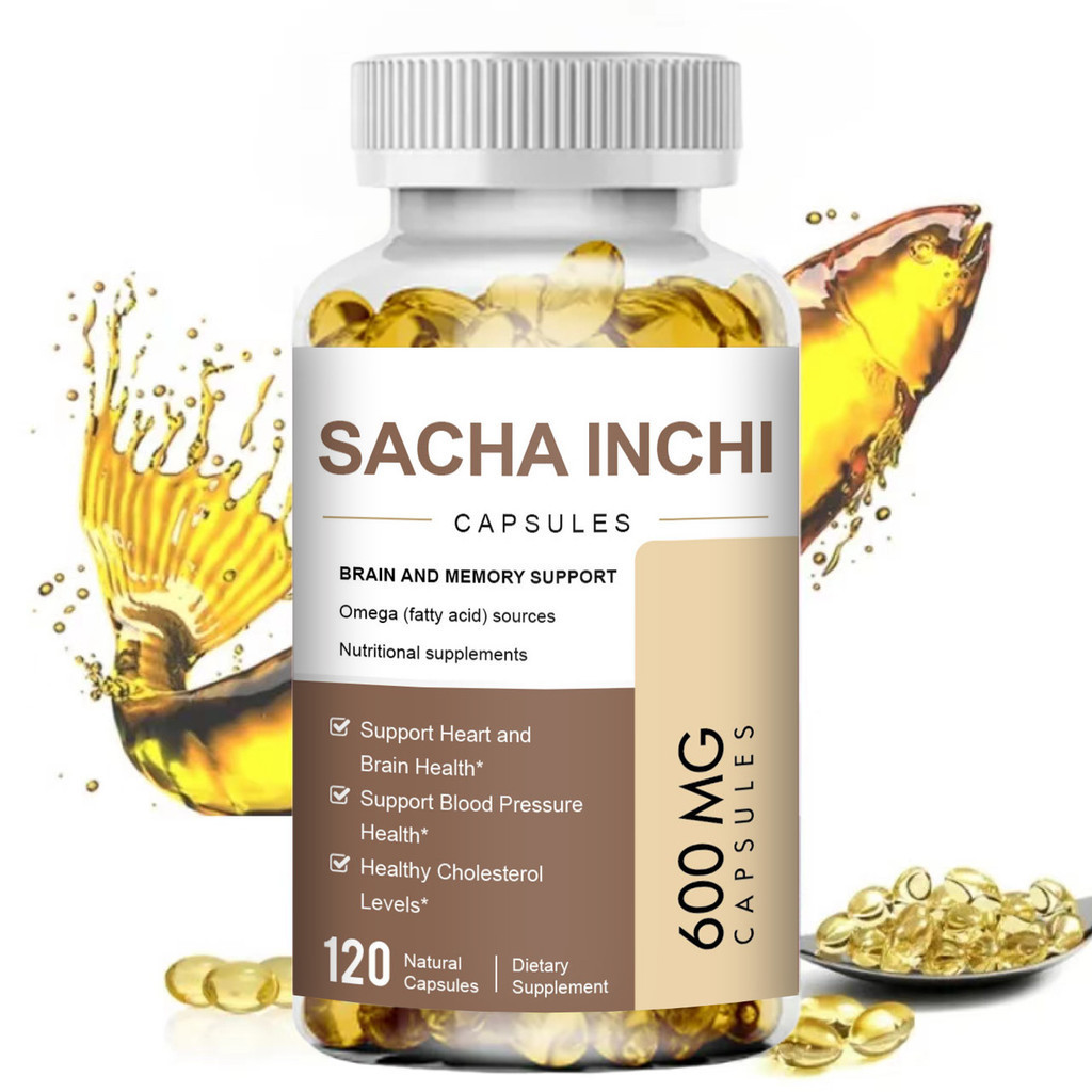 Jual Sacha Inchi Capsules Original Seed Oil Support Heart,Brain & Blood ...