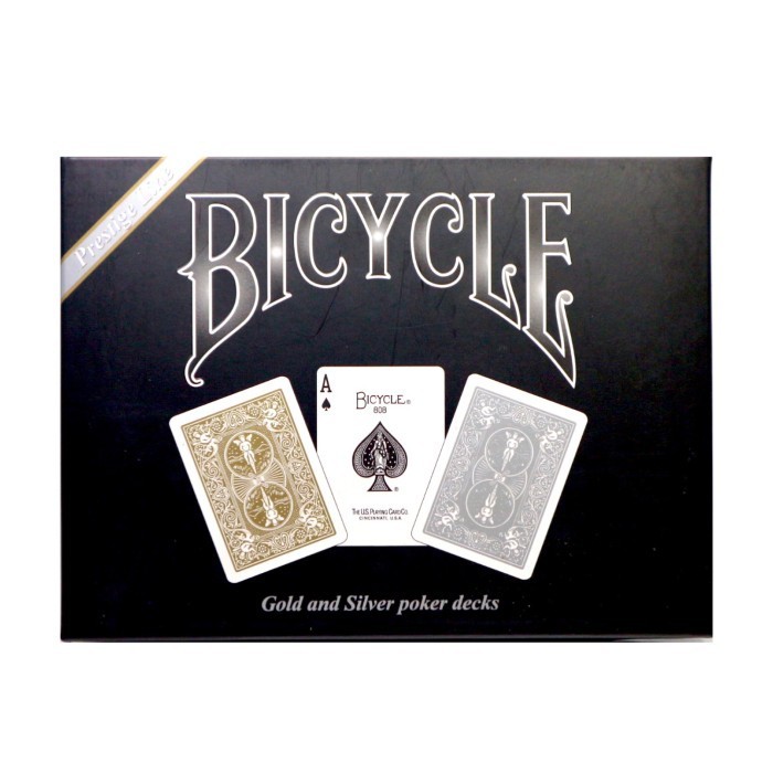 Jual Kartu Remi Bicycle Gold and Silver Box Set Vincenzo Di Fatta (Rare ...