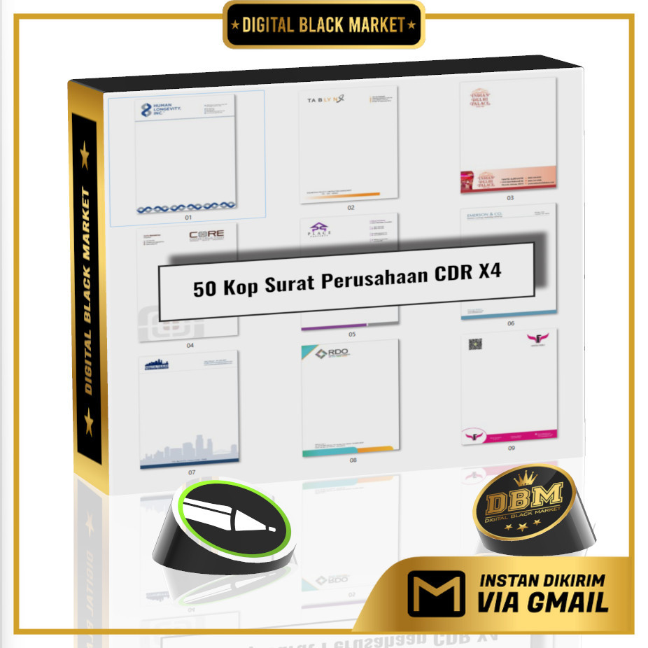 Jual ID99199 - 50 Kop Surat Perusahaan CDR X4 | Shopee Indonesia