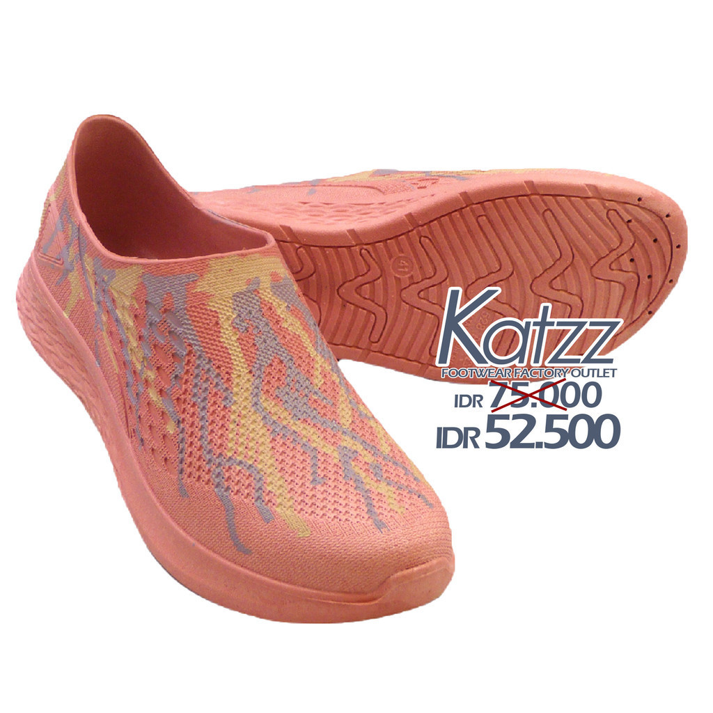 Jual KATZZ - Sepatu Karet Wanita Uk 38 - 41 / Sepatu Ringan Tanpa Tali ...
