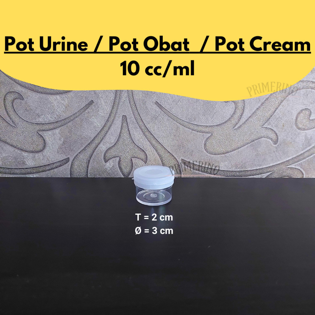 Jual Pot Urine 10 cc-ml / Pot Cream / Container Obat / Botol Plastik / Cup Slime 10cc | Shopee ...