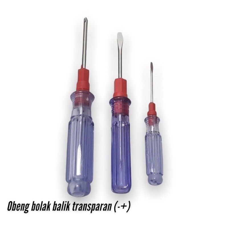 Jual Obeng 2 Way Fungsi Bisa Bolak Balik Plus Minus Multi Fungsi Ukuran ...