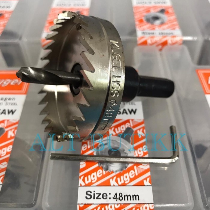 Jual mata bor besi kugel KUGEL HOLE SAW BESI H.S.S 48 mm - MATA BOR ...