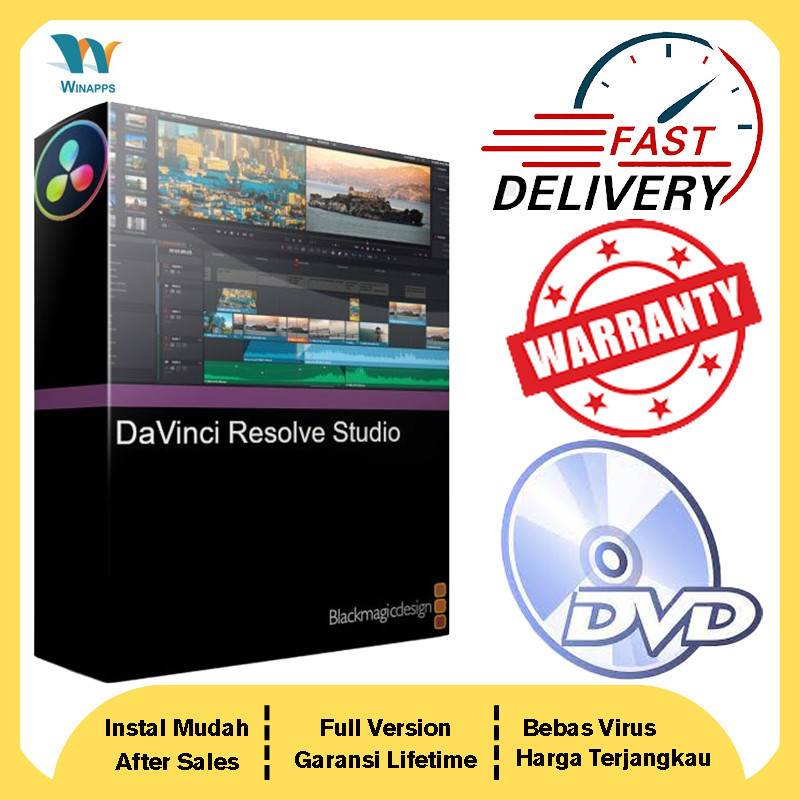Jual Blackmagic Design DaVinci Resolve Studio 18 Win/Mac - MAC | Shopee Indonesia