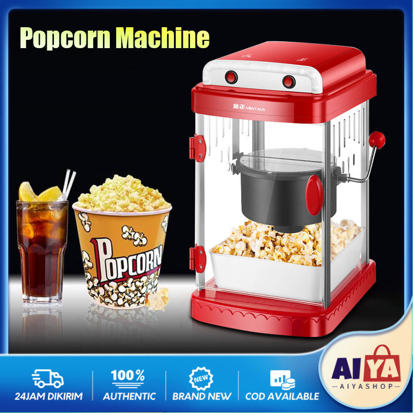 Jual Mesin Pembuat Popcorn Otomatis Listrik Popcorn Maker Machine 330W ...