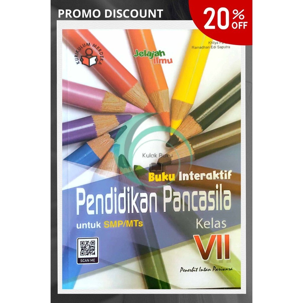 Jual BUKU PAKET INTERAKTIF PPKN SMP KELAS 7 PENDAMPING KURIKULUM MERDEKA INTAN PARIWARA TAHUN ...