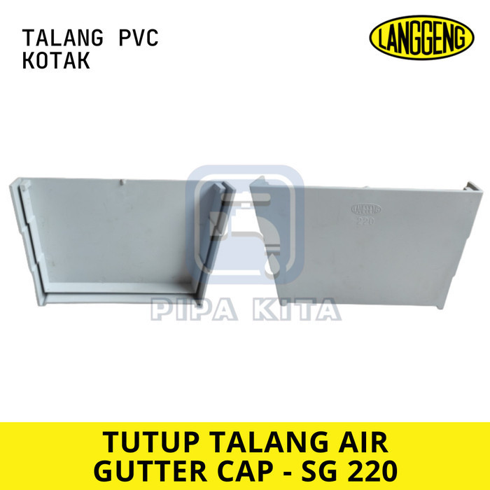 Jual Tutup Talang Sg 220 Langgeng Kotak Pvc Square Gutter Cap | Shopee ...