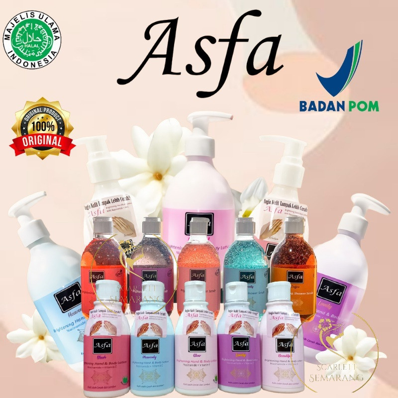 Jual ASFA Brightening Hand & Body Lotion | Body Shower Brightening ...