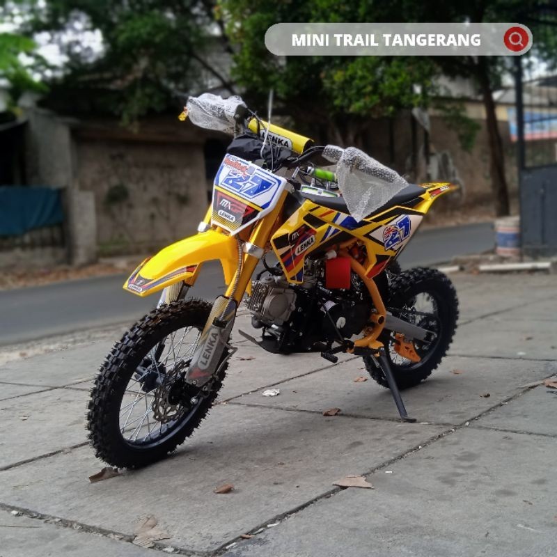 Jual Motor Mini Medium Trail Lenka MXGP 27 mesin 110cc Manual Double ...