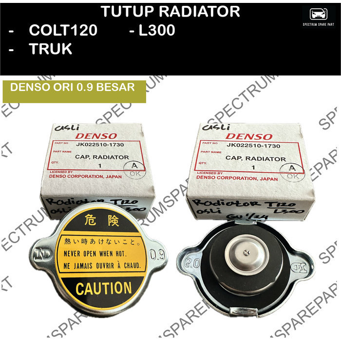 Jual RADIATOR CAP TUTUP RADIATOR BESAR COLT 120 - TRUK - L300 DENSO ...