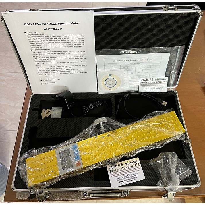 Jual Elevator Wire Tension Tester DGZ-Y-3000 Rope Cable DGZY3000 Lift ...