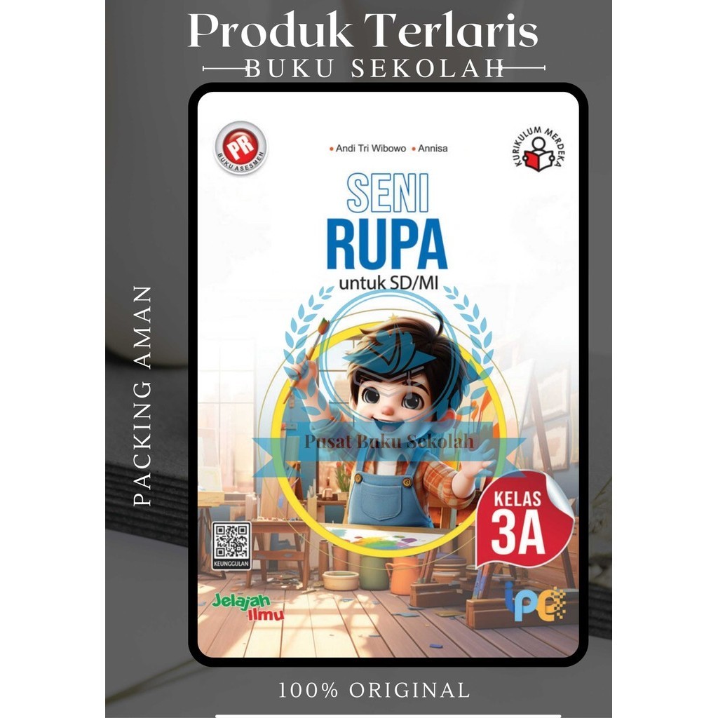 Jual Buku Pr/Lks Kurmer Seni Rupa Kelas 3/III SD/MI Semester 1 Kurikulum Merdeka Intan pariwara ...