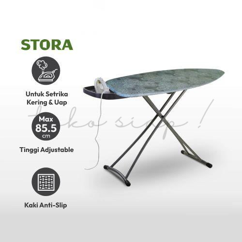 Jual Tokosiap Stora 124X44.5 cm Meja Setrika Lipat - Abu-Abu Papan ...