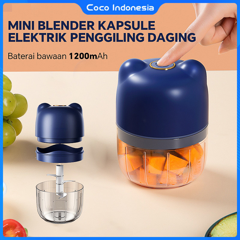 Jual COCO Blender Kapsule Portable Penggiling Daging Bumbu Mini Chopper ...