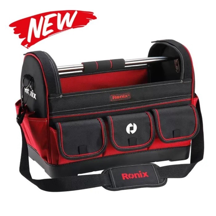 Jual Ronix Model RH-9145 17" tool bag with 15 compartments | Shopee ...