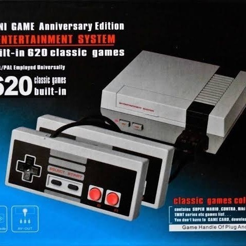 Jual nintendo mini game anniversary edition built in 620 classic games ...