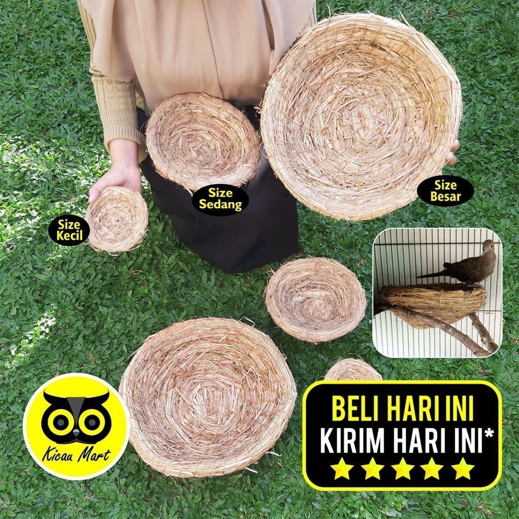 Jual KICAU MART TARANGAN AYAM SARANG SUSUH SERAT JERAMI UKURAN BESAR ...