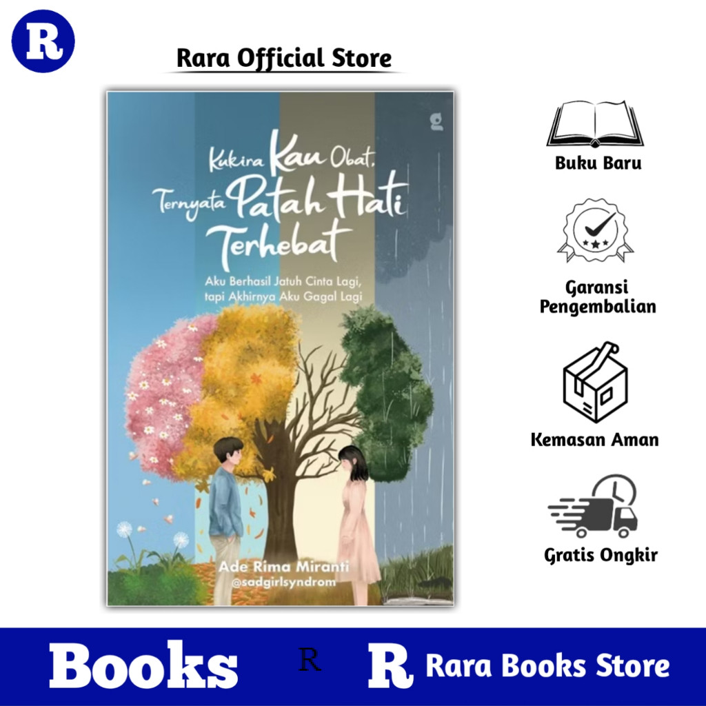 Jual Buku Novel Kukira Kau Obat Ternyata Patah Hati Terhebat - Ade Rima ...