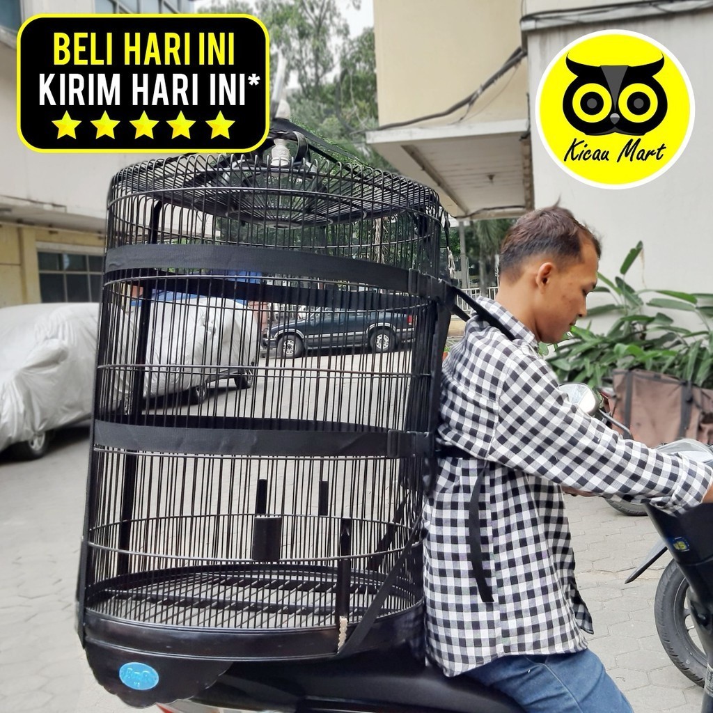 Jual KICAU MART TAS GENDONG SEMPATI NAIK MOTOR GENDONGAN SANGKAR ...