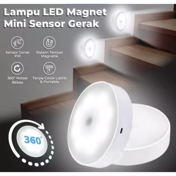 Jual Lampu tempel led tangga rumah bioskop / lemari / kabinet sensor ...