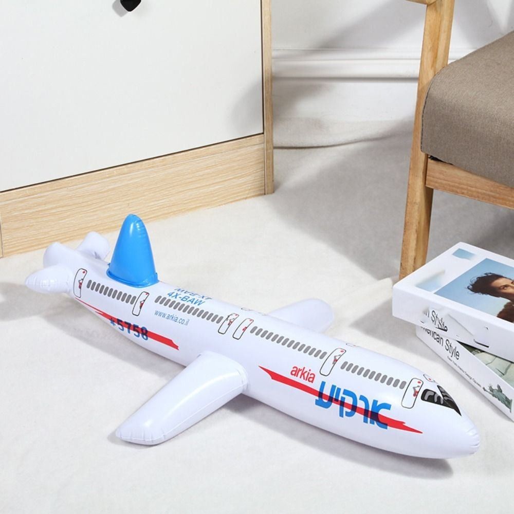 Jual 80cm Inflatable Airliner Toy Classic Toy 2 Colors Aircraft Planes ...